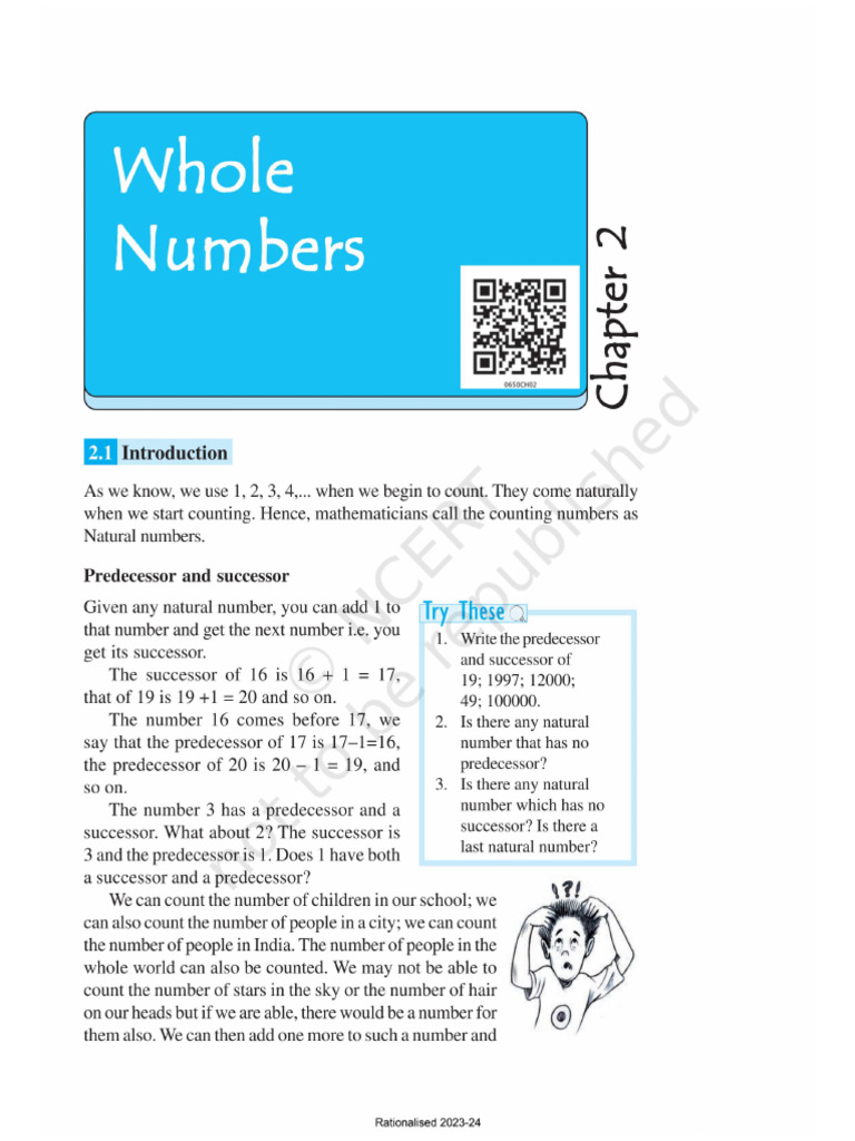 Ch 2 Whole Number Textbook-1 (2) | PDF