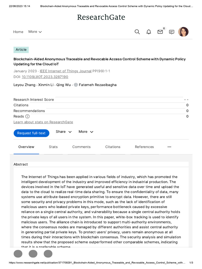 Blockchain-Aided Anonymous Traceable and Revocable Access Control Scheme With Dynamic Policy ...