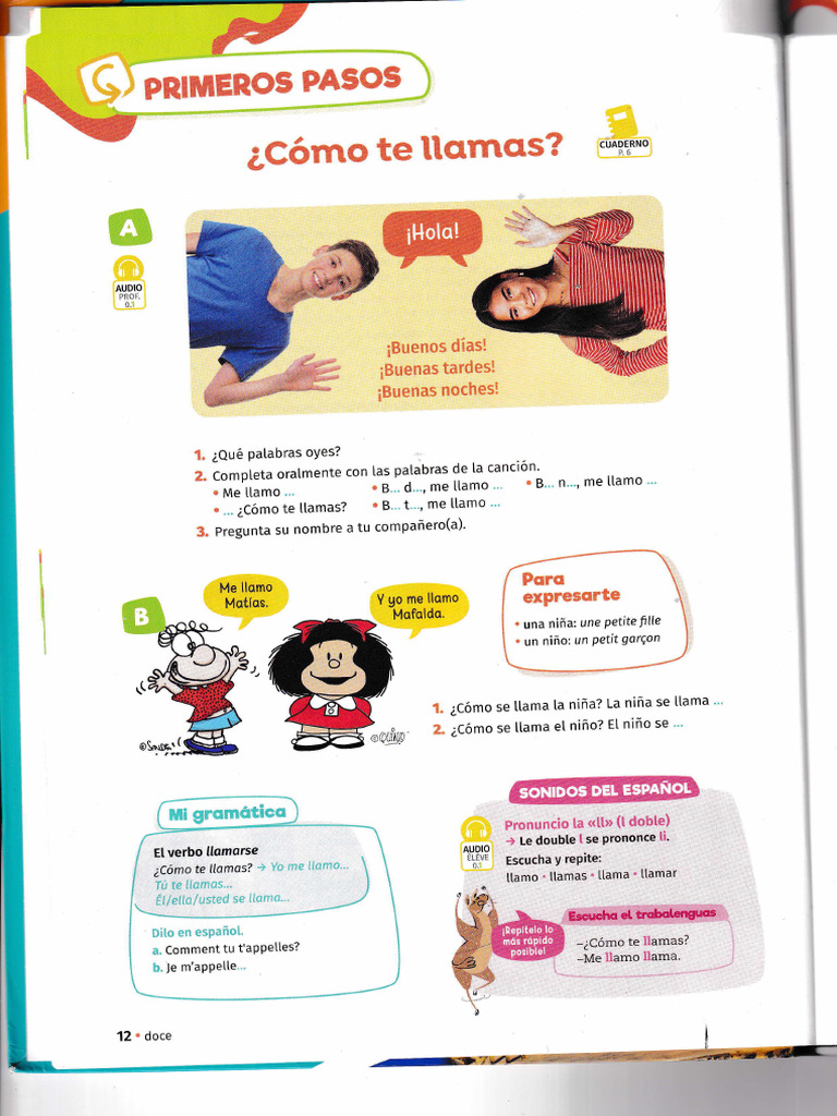 Como Te Llamas P 12 | PDF