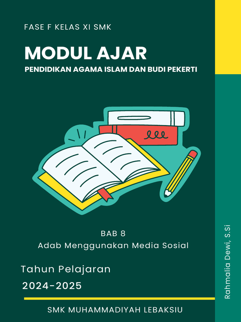 Rahmalia Modul Ajar Aik Bab 8 2024 | PDF