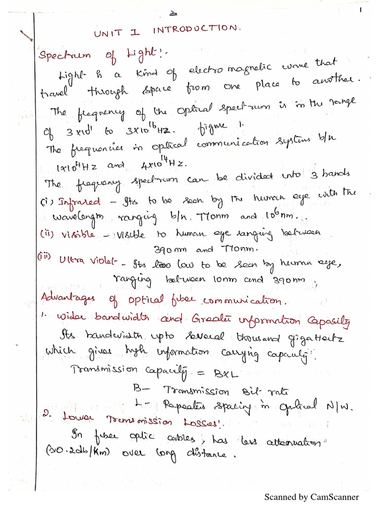 Unit 1-Ocn Notes | PDF