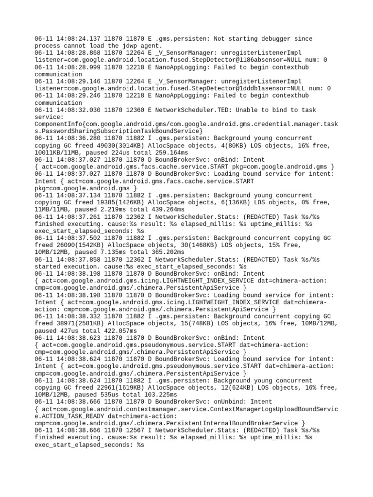 Log | PDF | Java (Programming Language) | Operating System Technology
