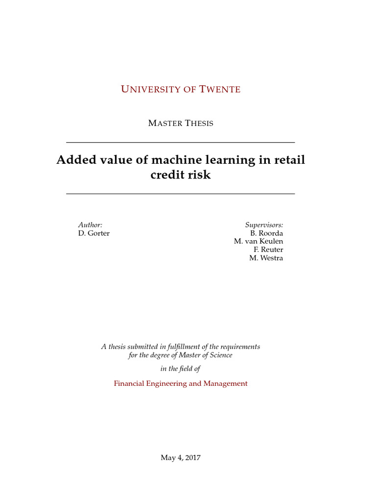Credit Risk Analysis - Project Report | PDF | Machine Learning | Loans