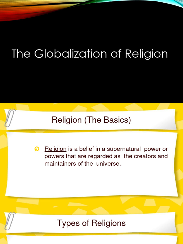 Globalization's Impact on Religion | PDF | Monotheism | God