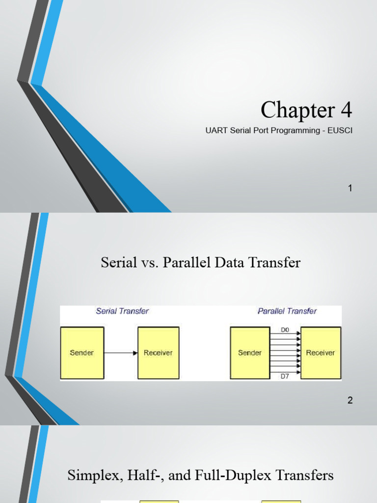 Msp432 Chapter4 Uart Pdf Computer Hardware Computing 