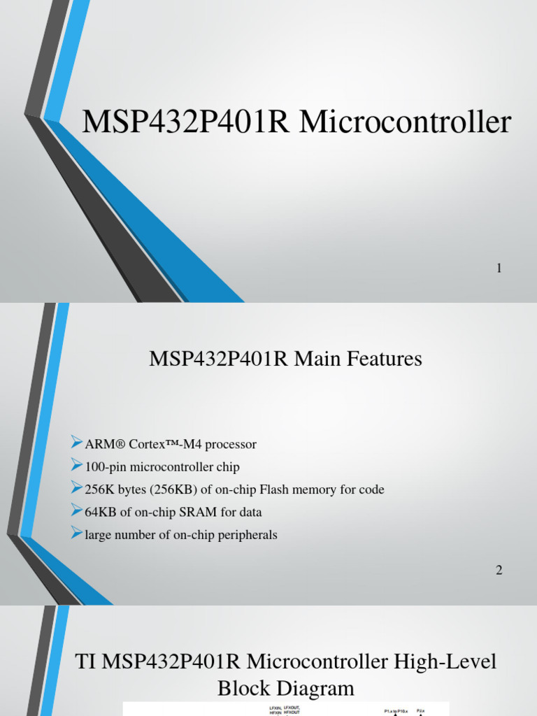 MSP432 - Chapter2 Led Blinking | PDF | Microcontroller | Electronic ...