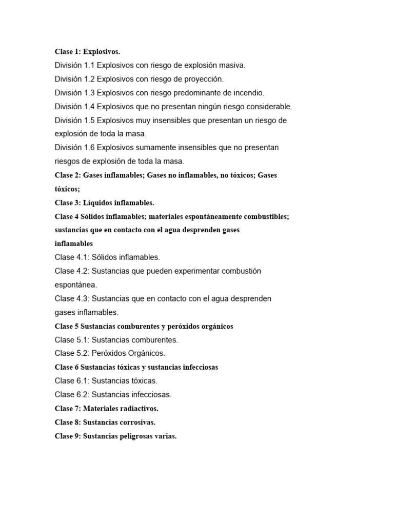 Clasificacion IMO | Download Free PDF | Dangerous Goods | Hazards