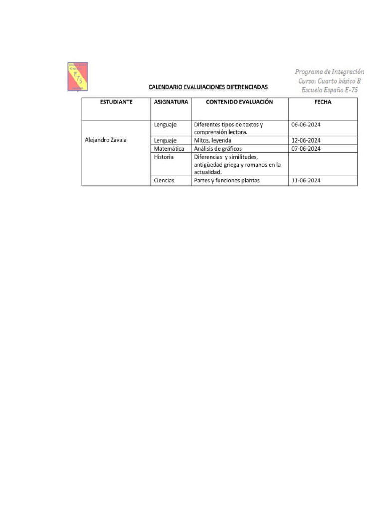 Evaluaciones a Repetir Alejandro. (1) | PDF