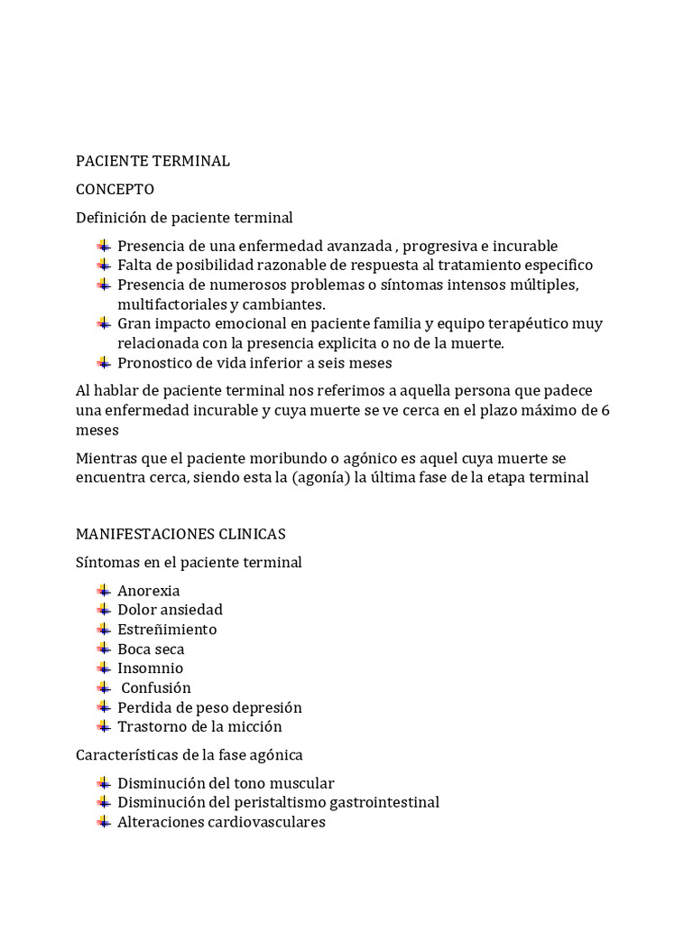Paciente Terminal 033308 | PDF | Enfermedad terminal | Depresión ...