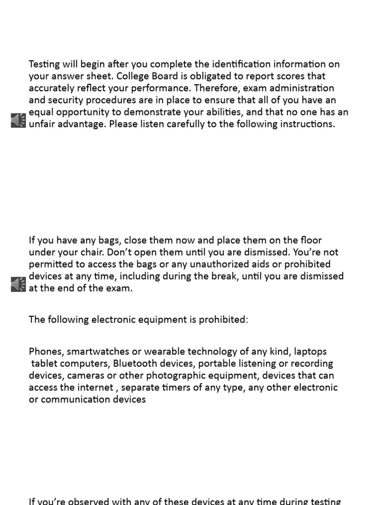 AP Calculus BC Exam Instructions 2024 | PDF | Advanced Placement