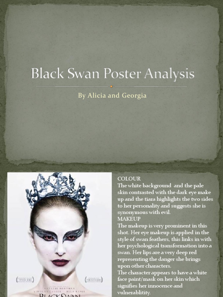 Black Swan Poster Analysis | PDF