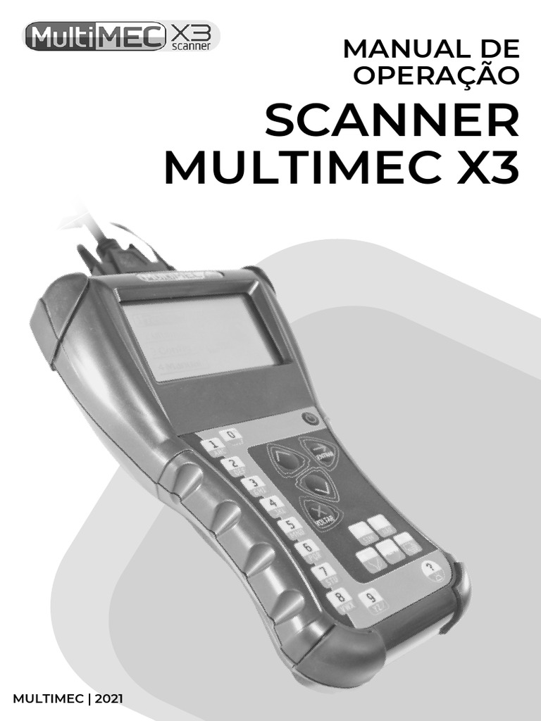 Manual do Scanner Multimec X3 | PDF | USB | Despesa