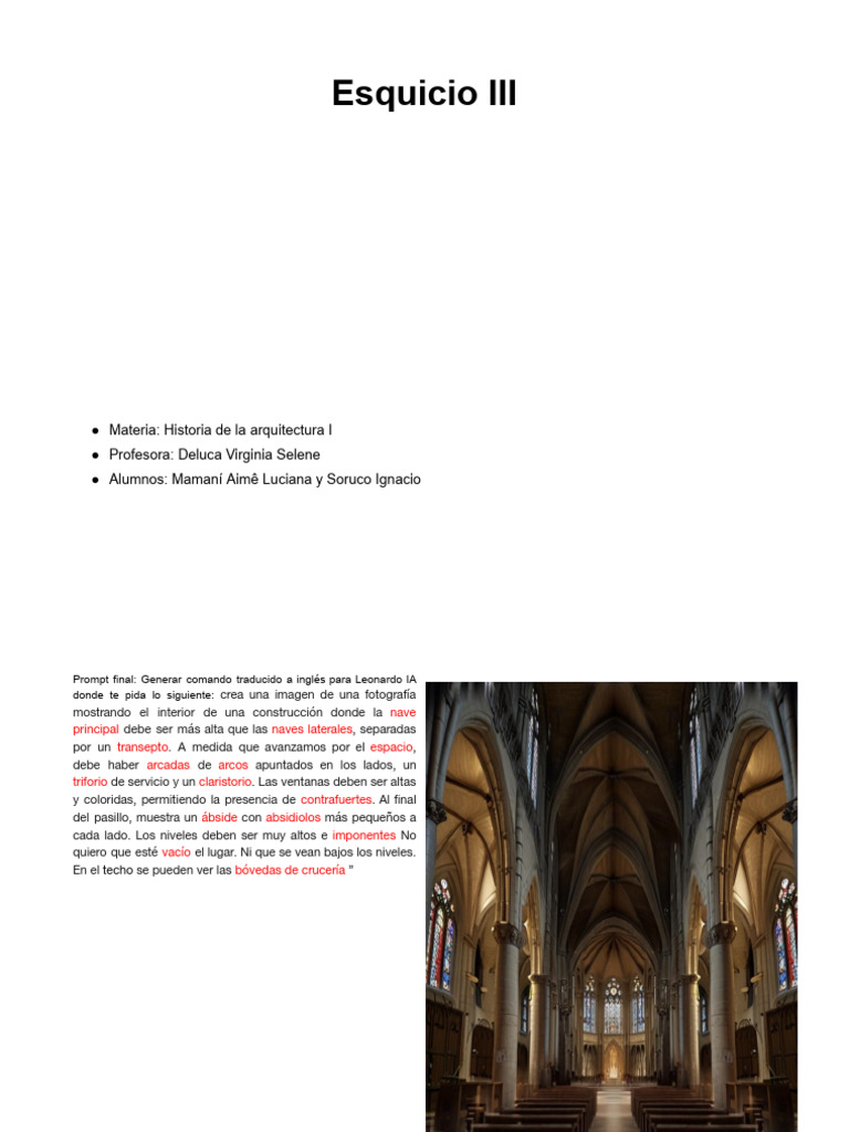 ESQUICIO Historia de La Arquitectura | PDF | pared | Bóveda (Arquitectura)