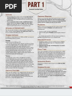 D&D 5e Combat Cheat Sheet | PDF | Dice | Tabletop Games