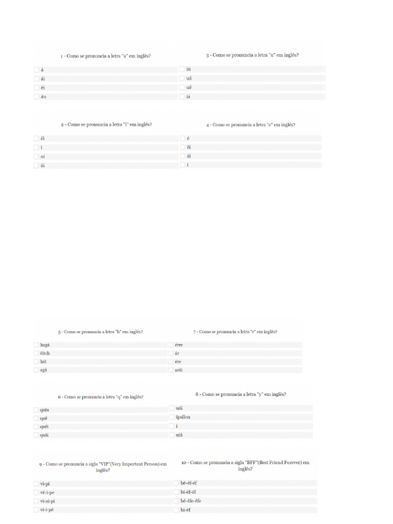 Alphabet Exercises | PDF