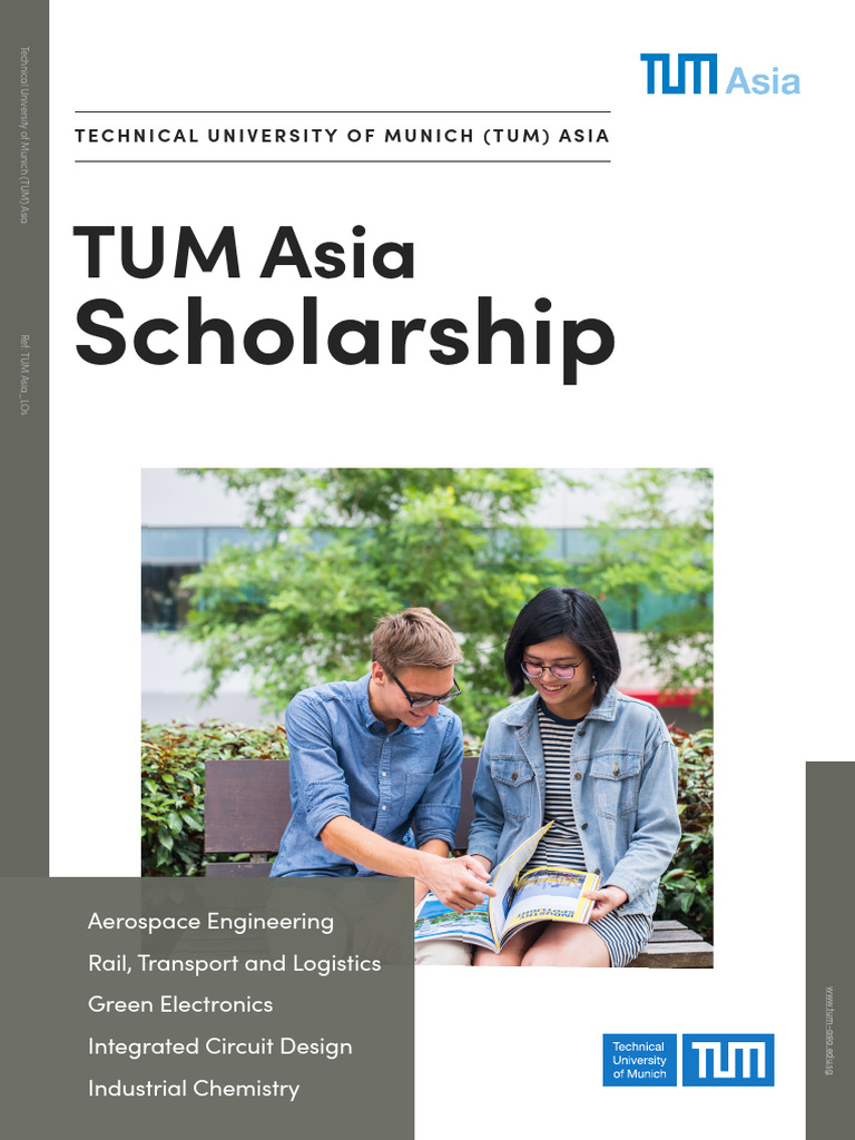 TUM Asia Scholarship Application Guide | PDF | Engineering | Academic ...