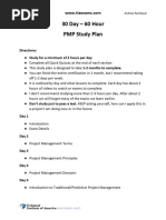 30-Day PMP Study Plan by Andrew Ramdayal | PDF | Project Management ...