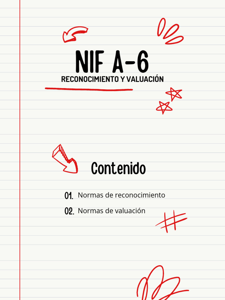Nif A-6 Reconocimiento y Valuación | PDF | Valoración (Finanzas ...