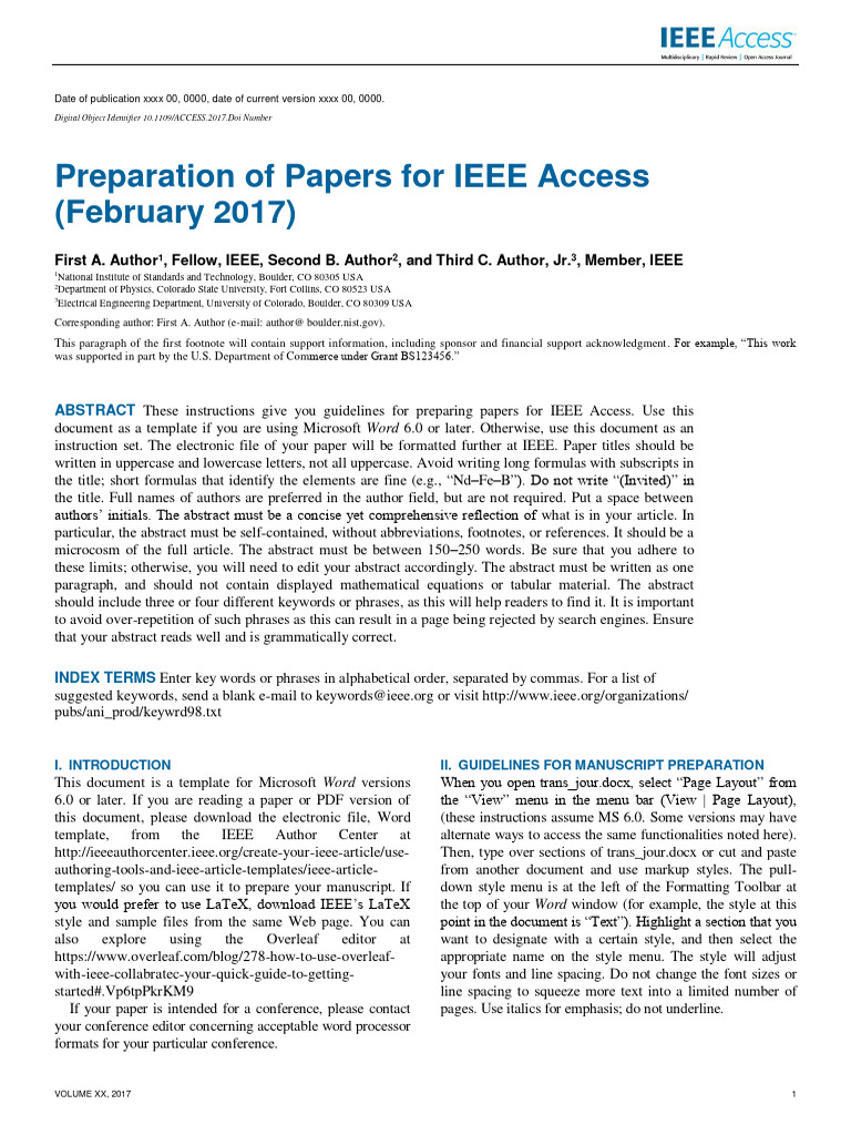 Template - PaperFormat - of - MP Report (JRN - IEEE Access) - 240401 ...