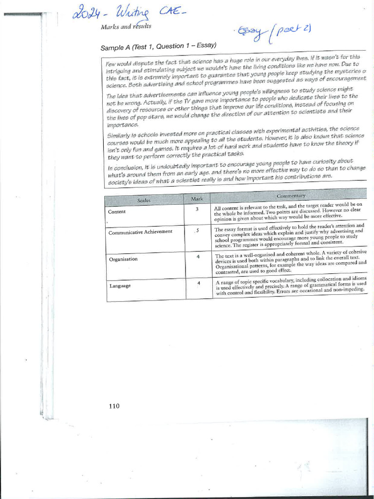 CAE Writing 2024 | PDF