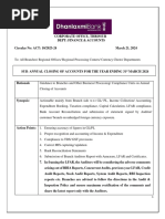 Year End Closing Procedures FY 2024 2025 | PDF