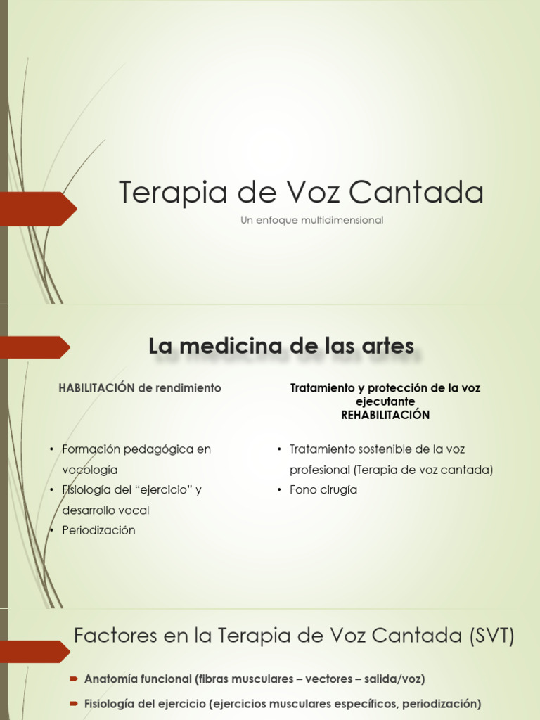 CLASE 14 Terapia de Voz Cantada (Singing Voice Therapy) | Descargar ...