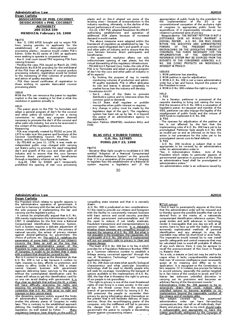 Admin Law Part 2 of 7 | PDF | Tax Refund | Internal Revenue Service