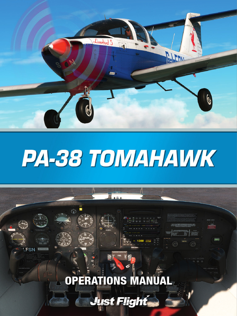 PA-38 Tomahawk MSFS Operations Manual | PDF | Aviation | Aircraft