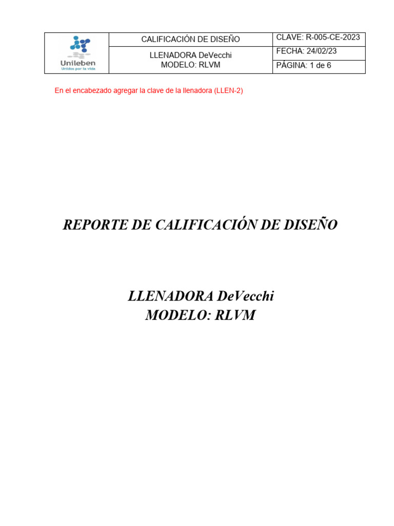 Rep CD Llenadora | PDF