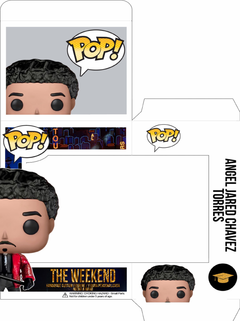 Custom Design For Funko Pop Box Template | PDF