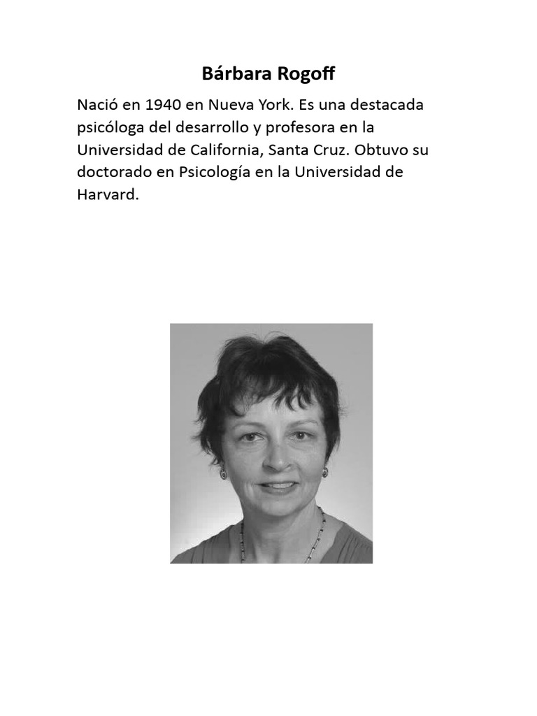 Teoría del Aprendizaje de Bárbara Rogoff | PDF | Aprendizaje | Sicología