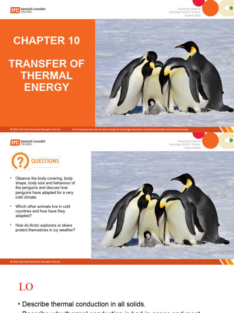 IGCSE Physics: Thermal Energy Transfer | PDF | Convection | Thermal ...