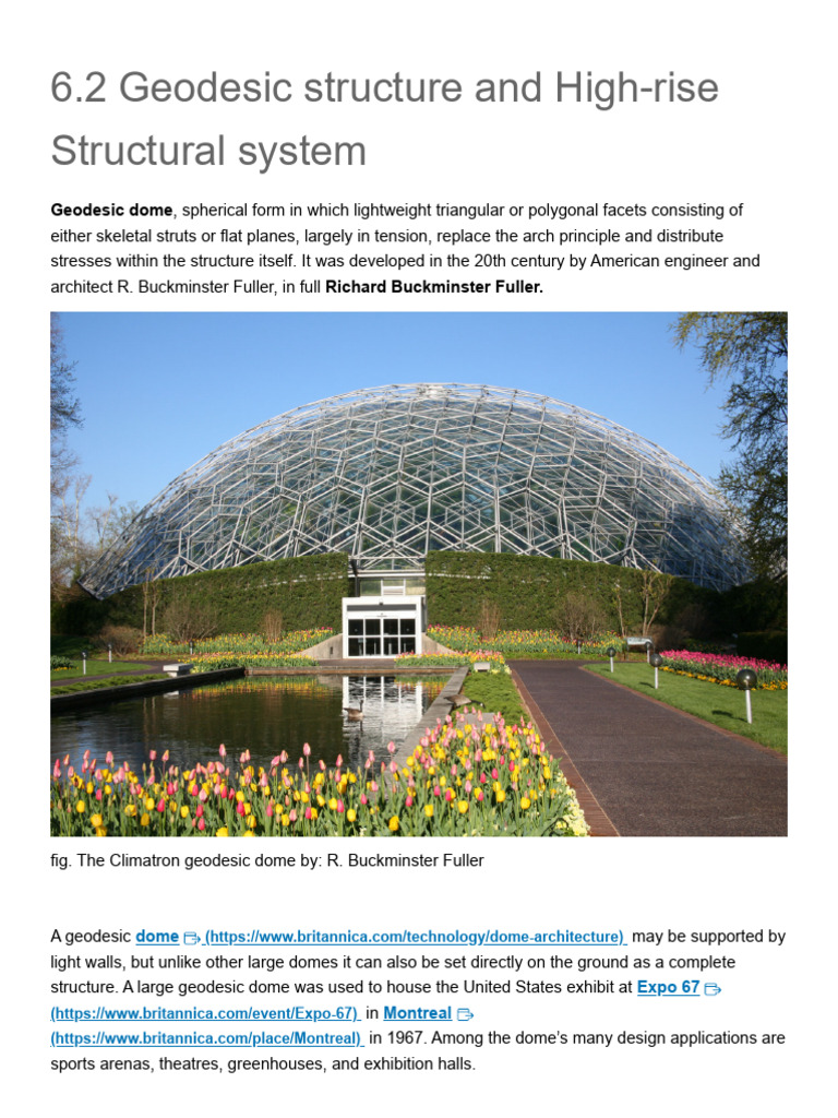 6.2-Geodesic-structure-and-High-rise-Structural-system | PDF | Beam ...