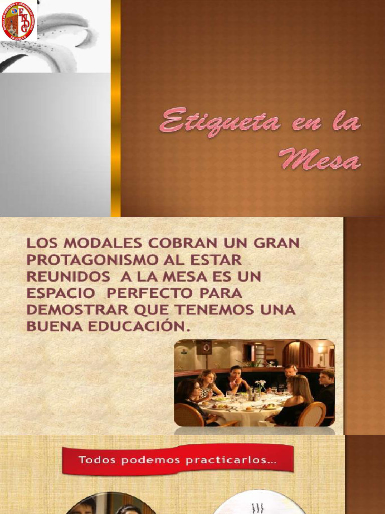 ETIQUETA EN LA MESA | PDF