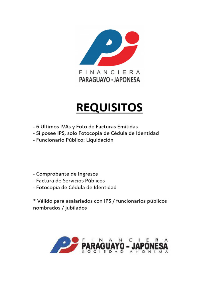 FPJ Requisitos | PDF