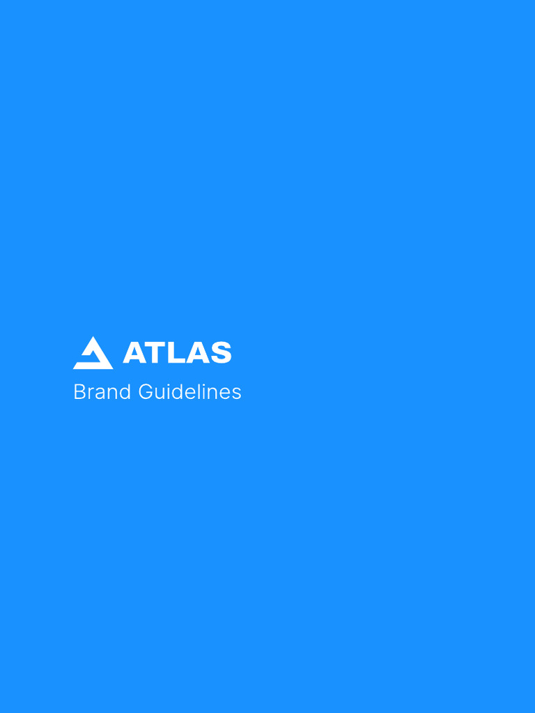 Atlas Brand Guidelines | PDF | Teaching Methods & Materials