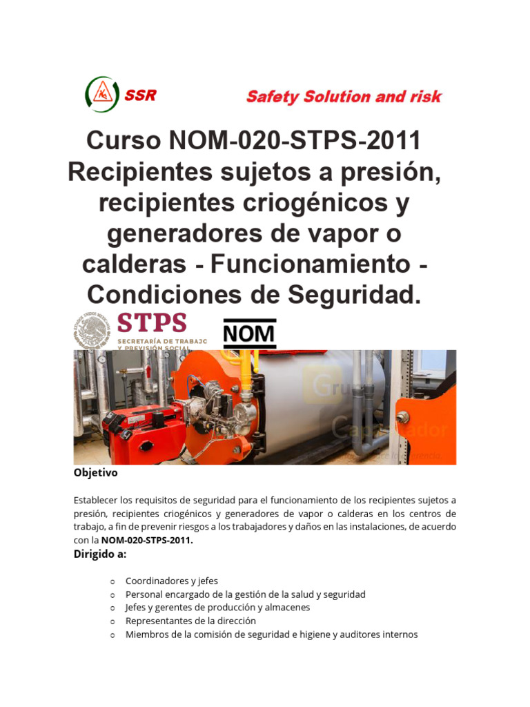 Temario Nom 027 | PDF