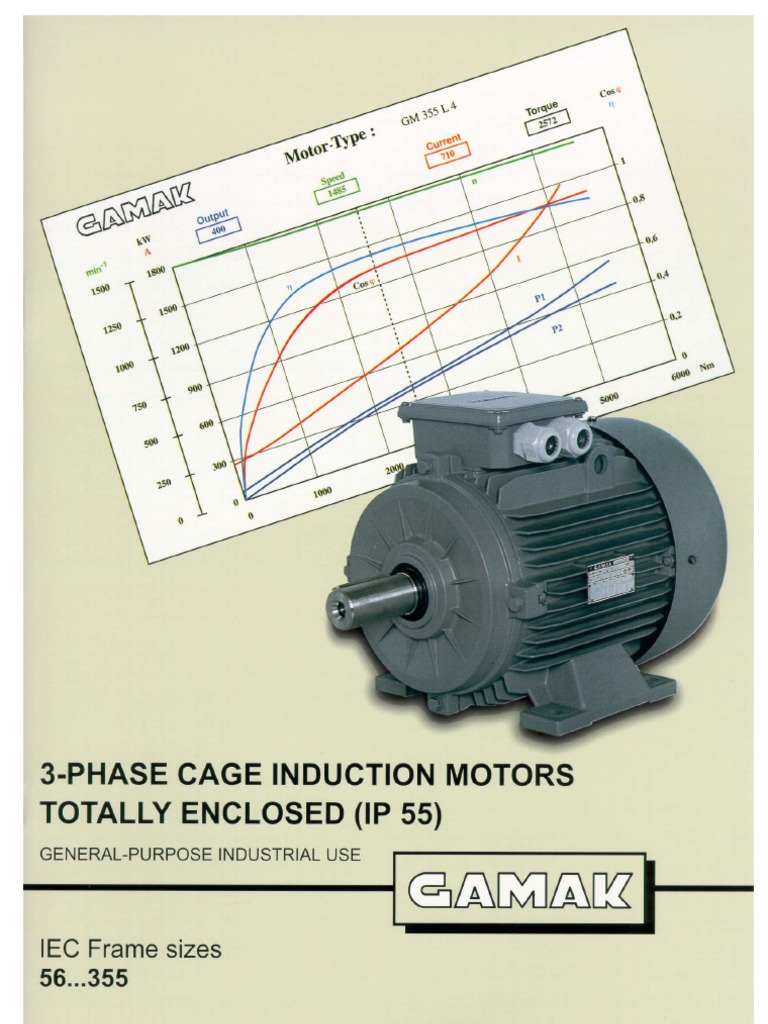 Gamak Motor | PDF | Bearing (Mechanical) | Alternating Current