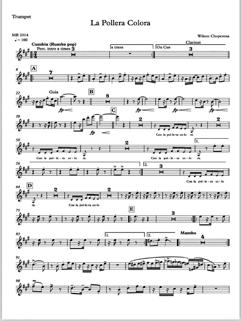 La pollera Colora - Trp1 | PDF