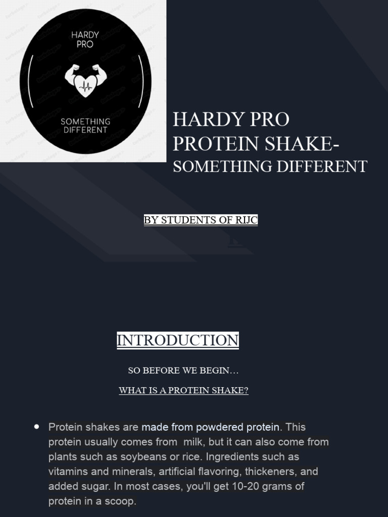 Protein Shake | PDF | Nutrition | Diet & Nutrition