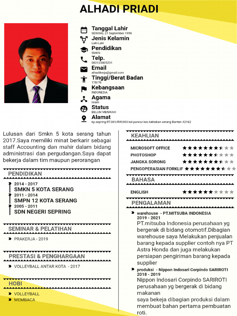 CV Merah | PDF