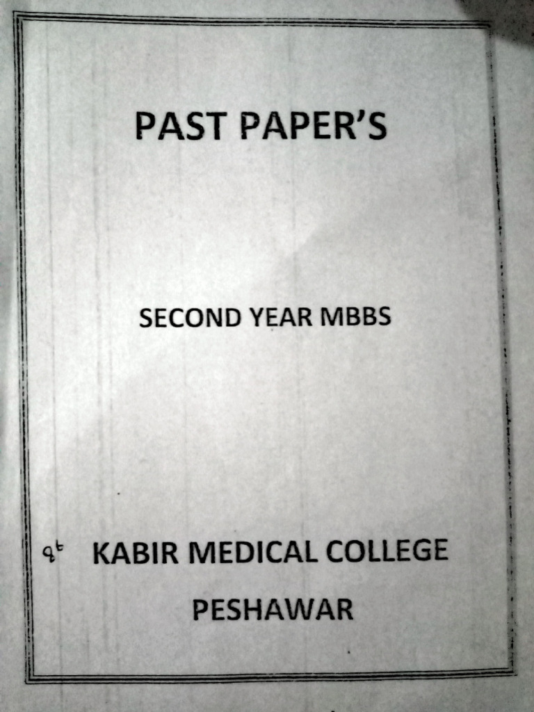 Biochem Past Papers (2nd Year MBBS) | PDF | Metabolism | Biosynthesis