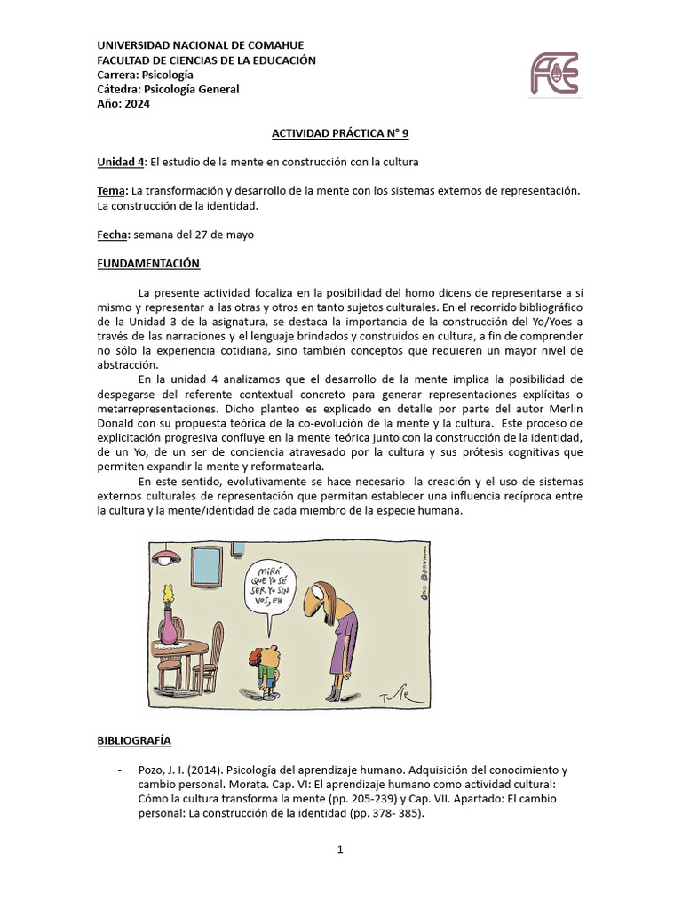 TP 9 2024 | PDF | Mente | Sicología