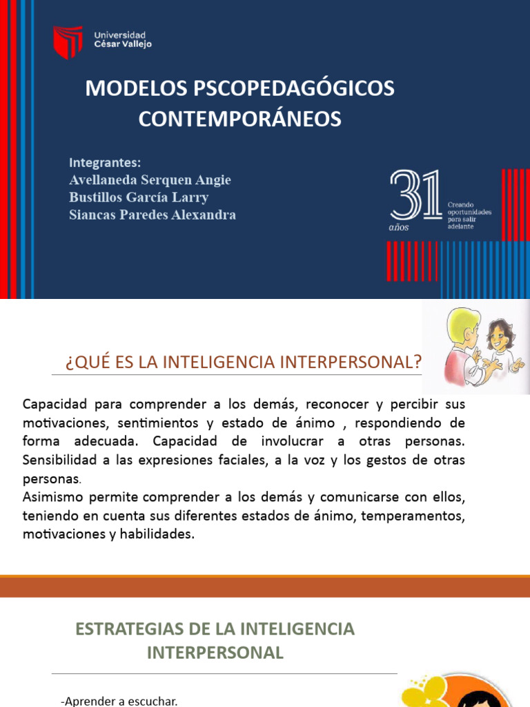 Modelos Psico - Inter | PDF | Las emociones | Inteligencia