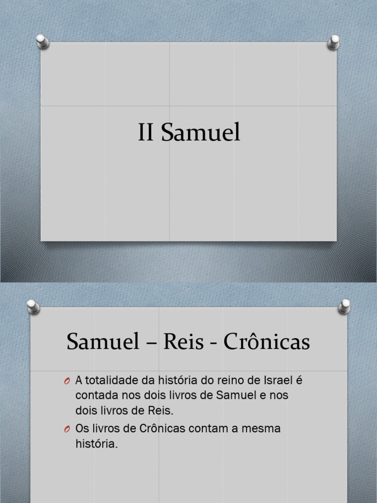 5 - Ii Samuel | PDF | Davi | Livros de Samuel