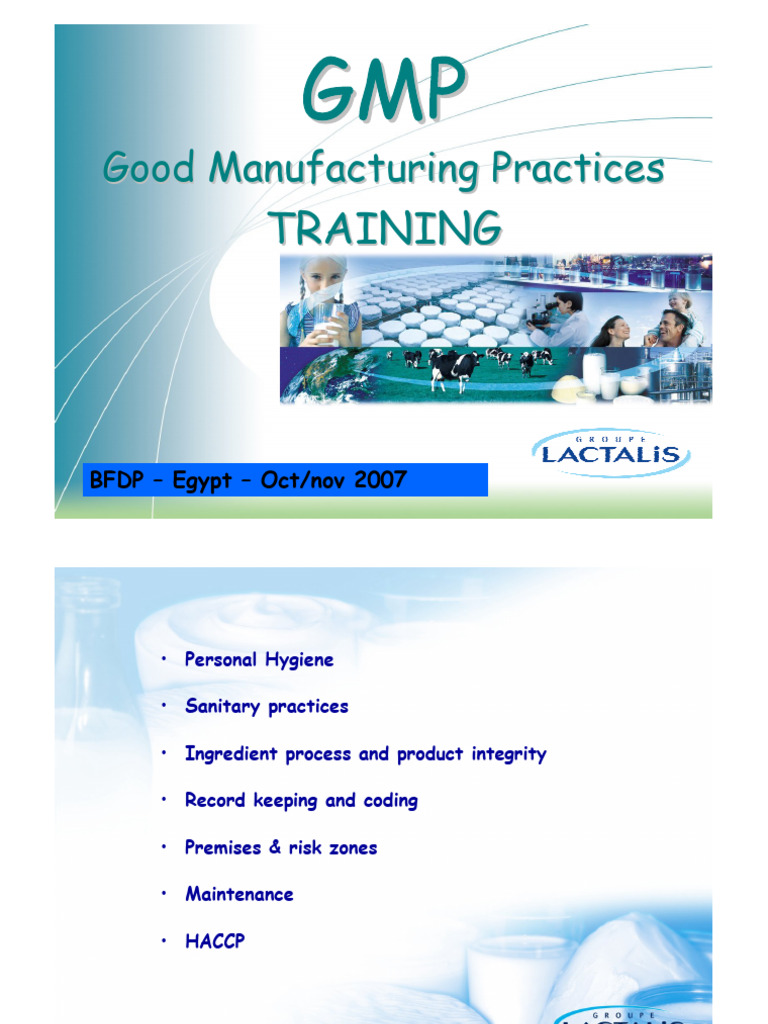 Formation GMP Egypte 07 | PDF | Hazard Analysis And Critical Control ...