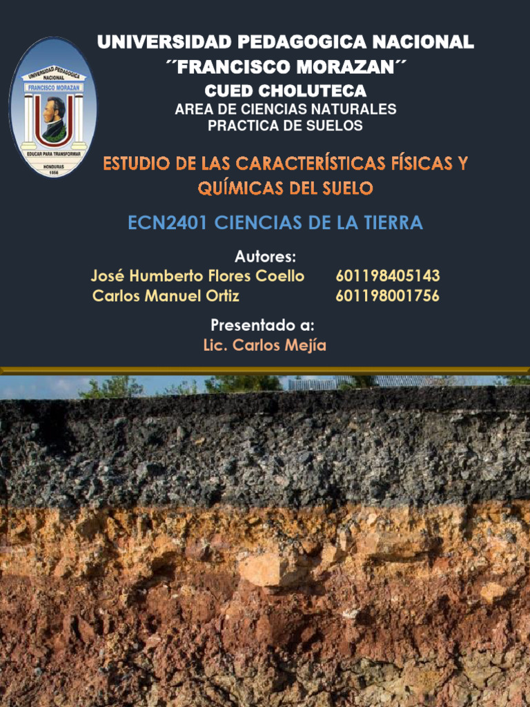 Estudio de Suelo | PDF | Suelo | Ciencias de la Tierra