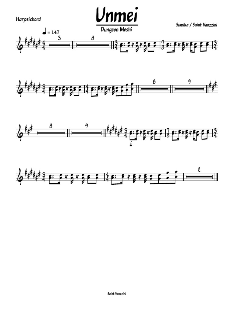 Unmei-Piano_(2) | PDF