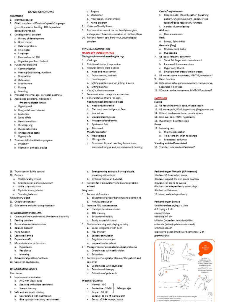 DOWN SYNDROME Haho | PDF | Medical Specialties | Diseases And Disorders