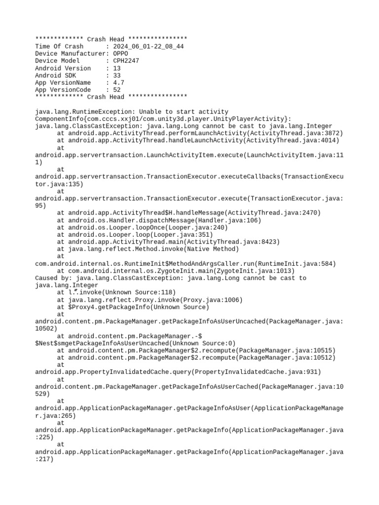 Mod Menu Crash 2024 06 01 22 08 44 Pdf Android Operating System Java Programming Language